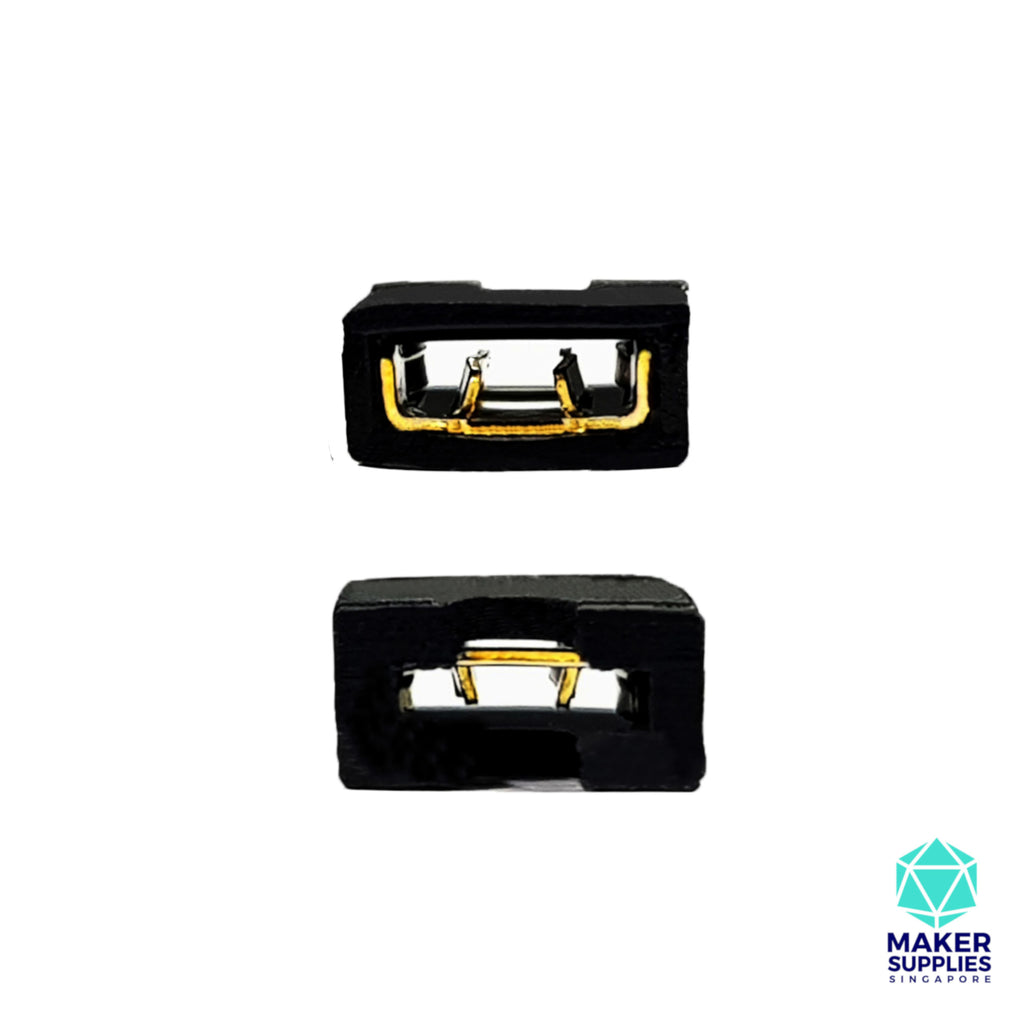 10pcs 2.54mm Jumper Cap (Berg Jumper) Black